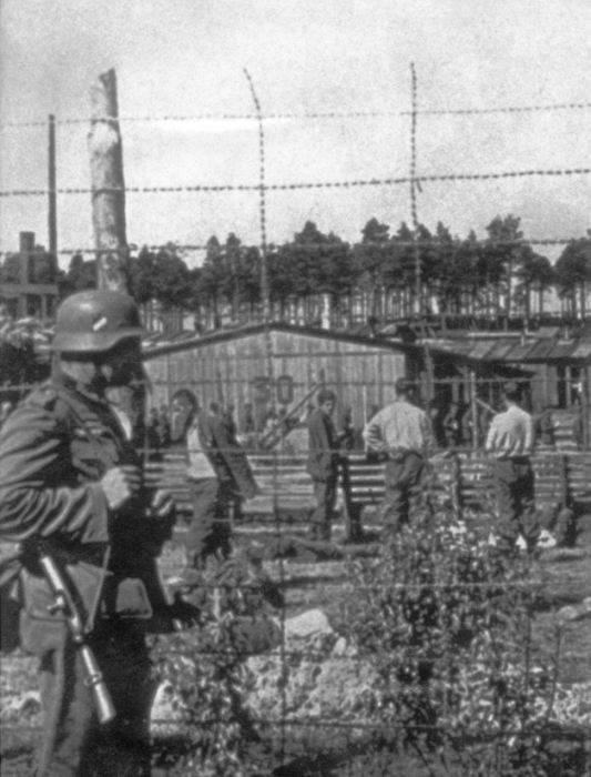 Aerial View of Stalag Luft III , Sagan, Germany